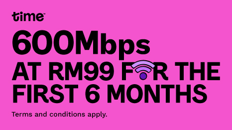 Time Internet – 600Mbps at RM99 | Fibre Broadband Malaysia